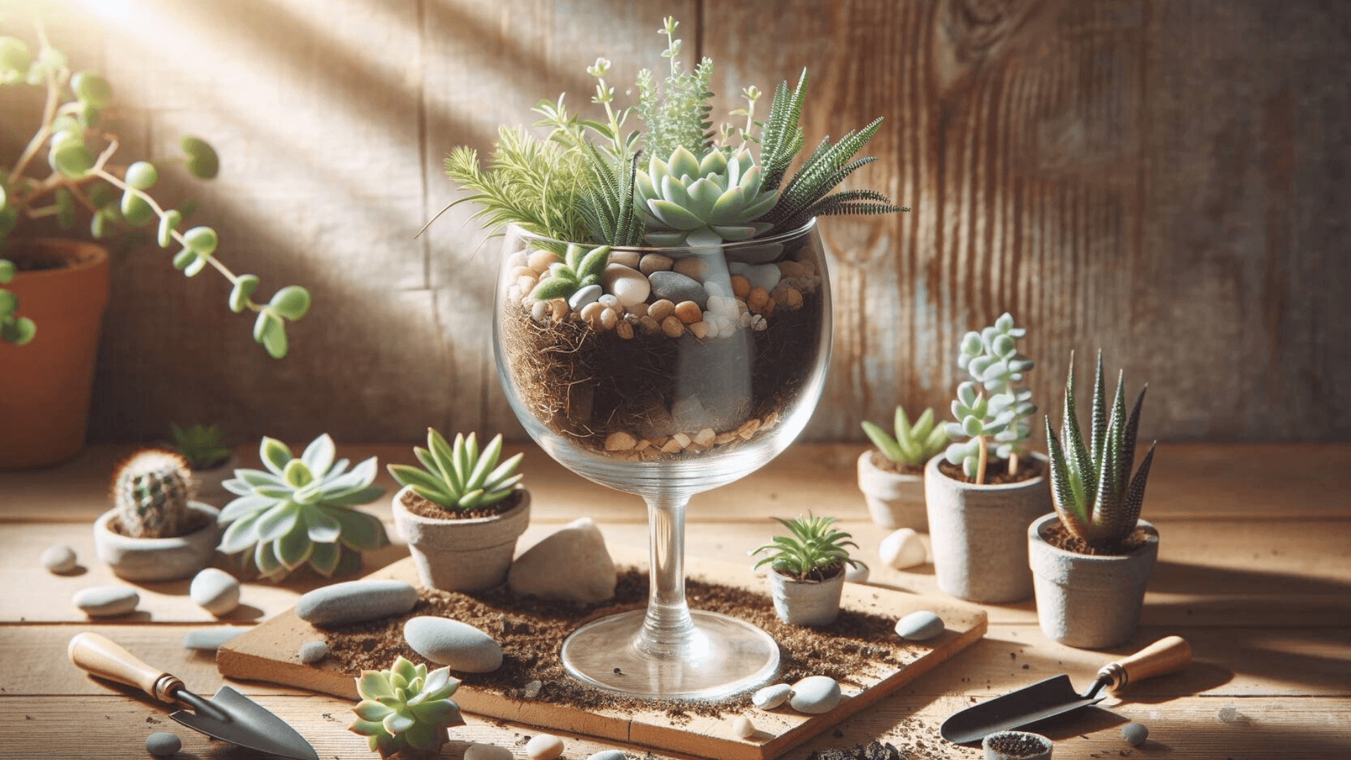 Glass to Greenery: DIY Wine Glass Planter | Habitat for Humanity ReStore